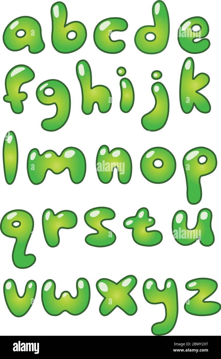 Bubble Letters Lowercase