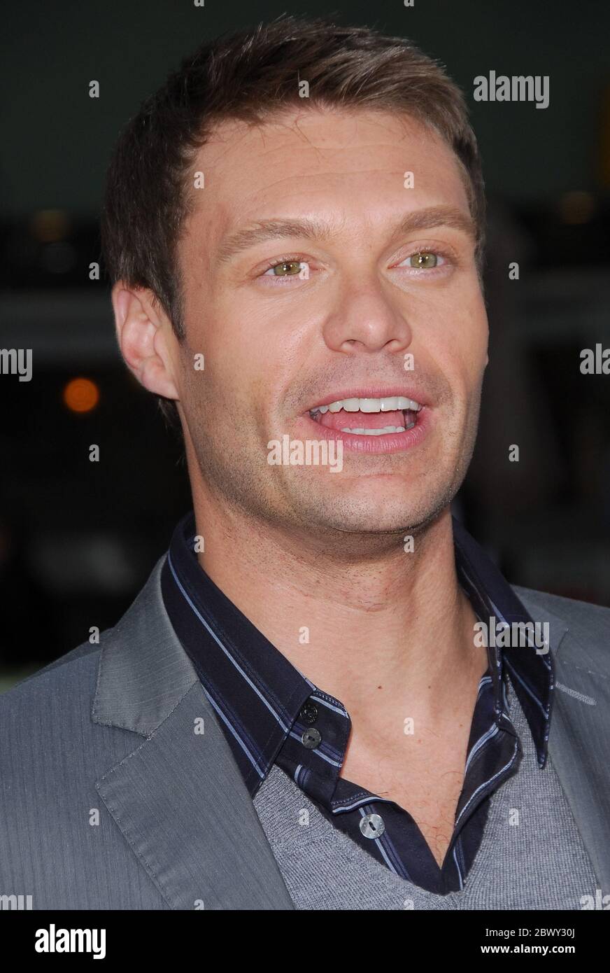 Ryan Seacrest at the World Premiere of "Knocked Up" held at the Mann's ...
