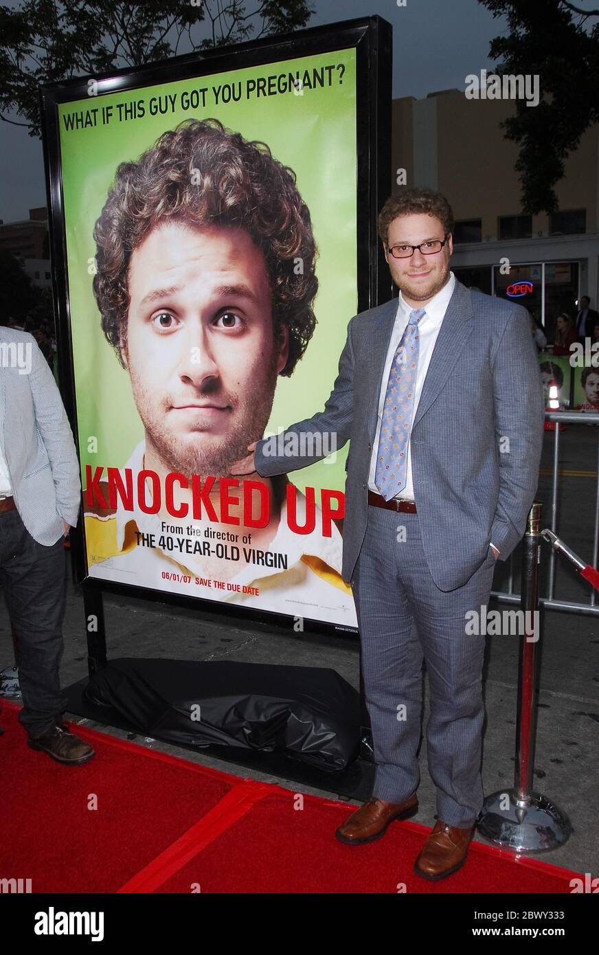 Seth Rogen at the World Premiere of "Knocked Up" held at the Mann's ...