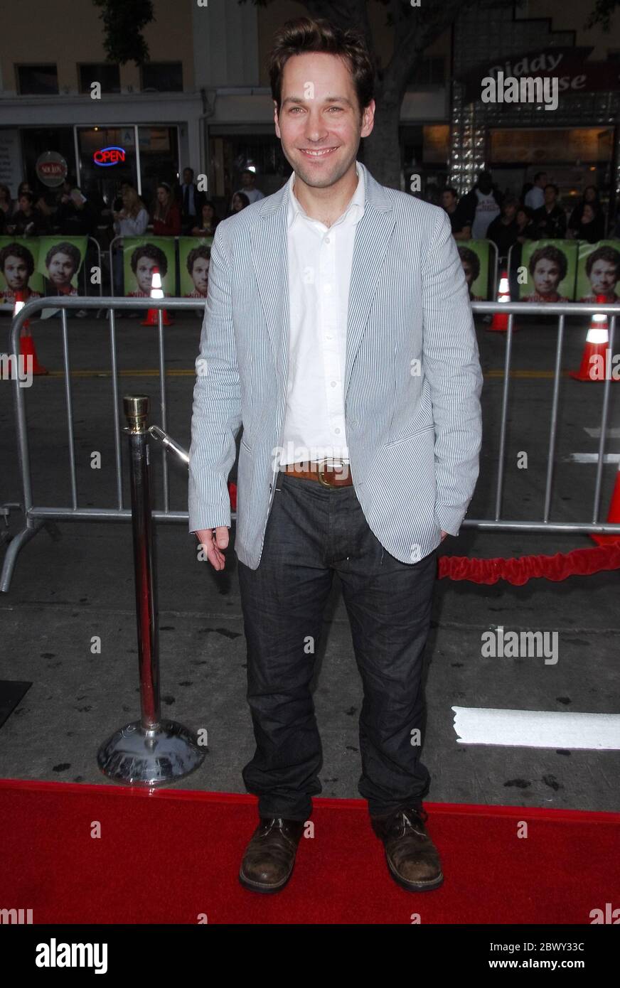 Paul Rudd at the World Premiere of "Knocked Up" held at the Mann's ...