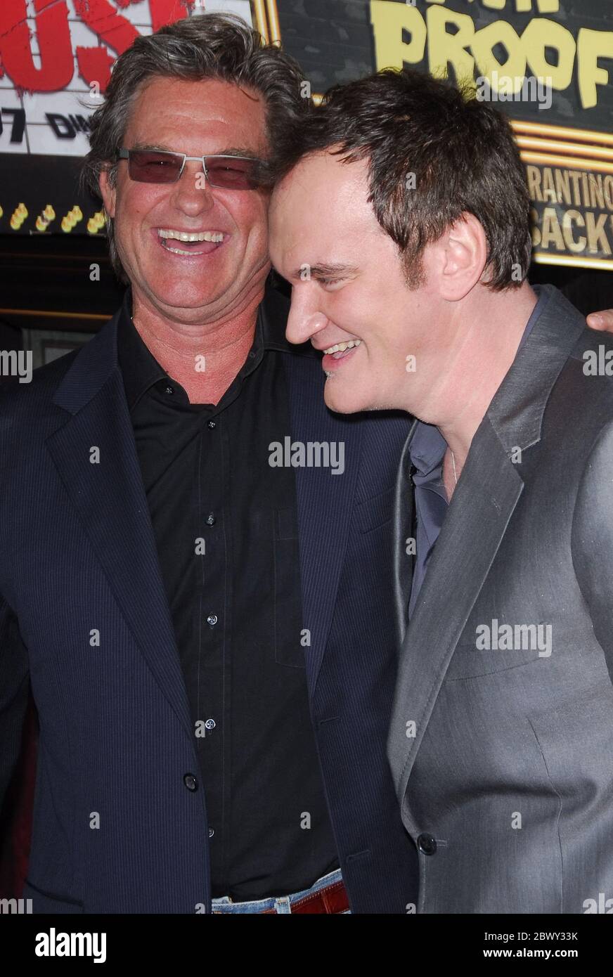 Quentin tarantino kurt russell hi-res stock photography and images - Alamy