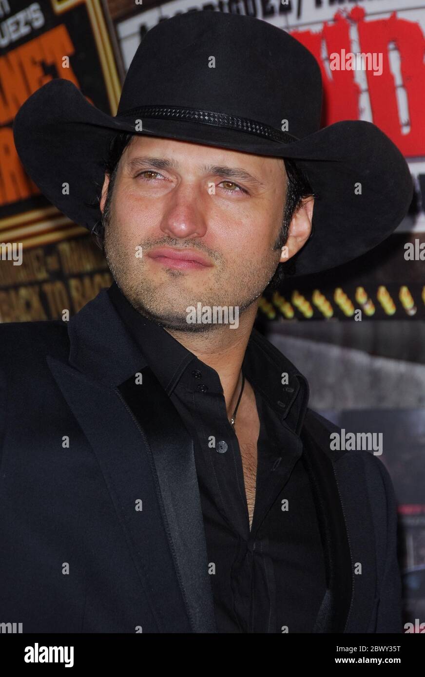 Robert Rodriguez at the "Grindhouse" Los Angeles Premiere held at The ...