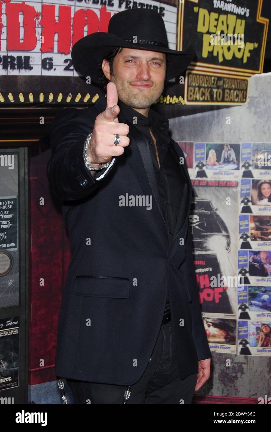 Robert Rodriguez at the "Grindhouse" Los Angeles Premiere held at The ...