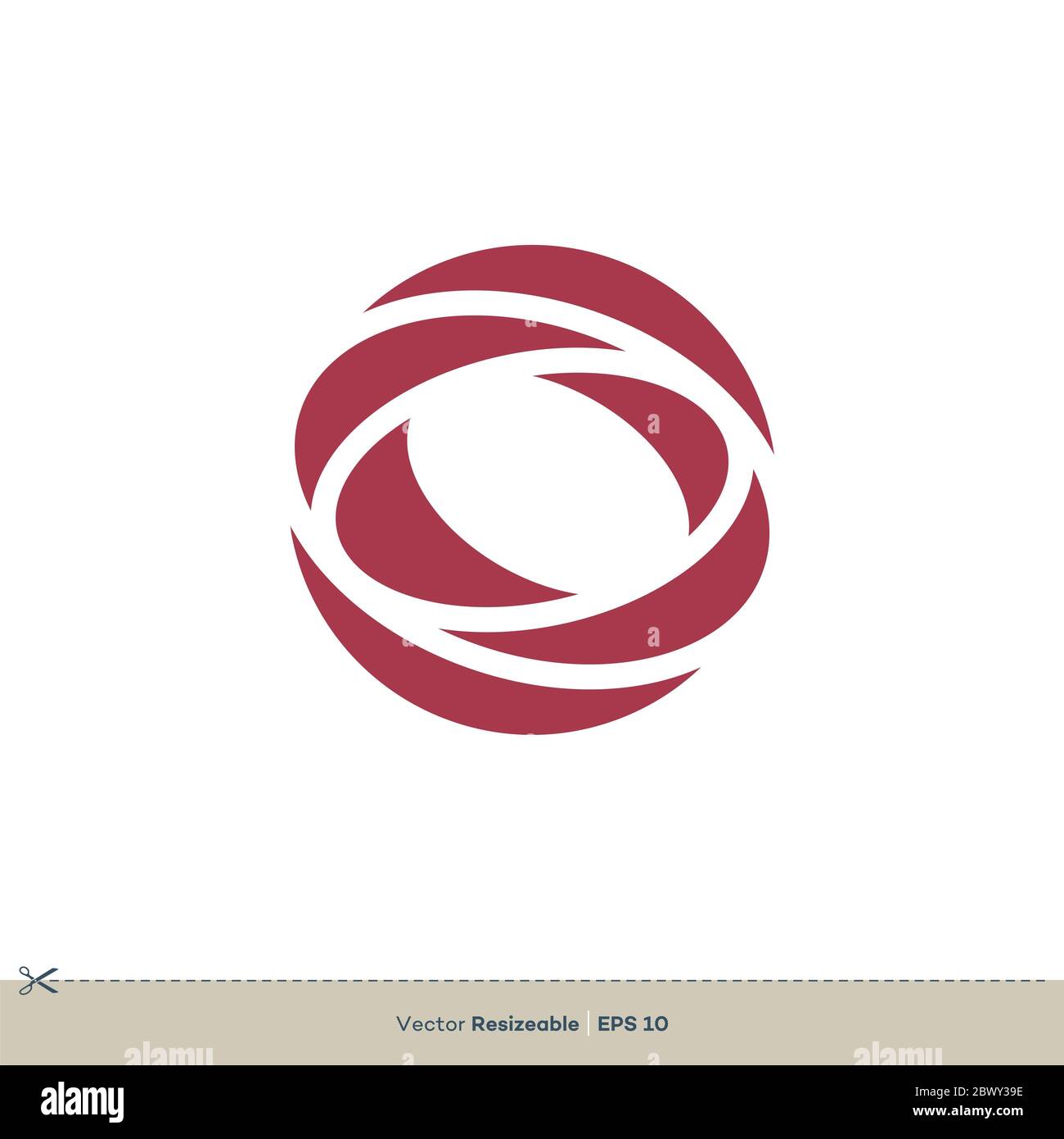 O Letter Rose Flower Logo Template Illustration Design. Vector EPS 10 ...
