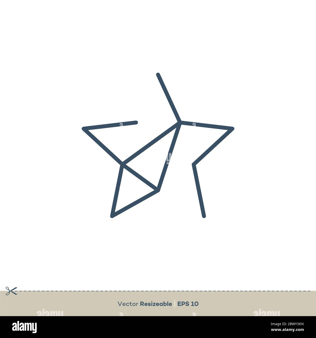 Blue Star Logo Template Illustration Design. Vector EPS 10 Stock Photo ...