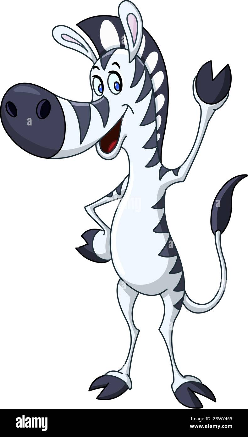 Zebra cartoon hi-res stock photography and images - Alamy