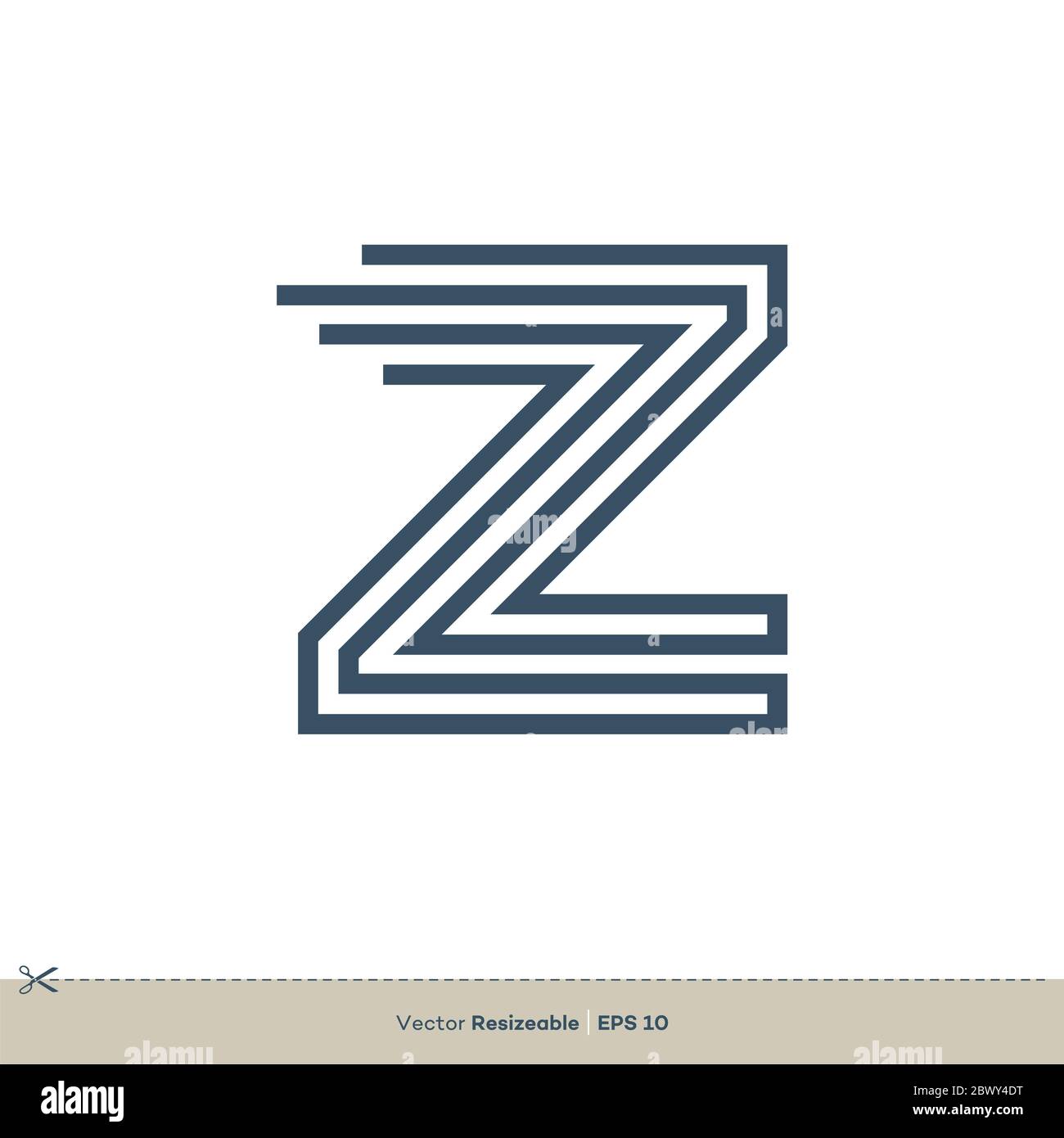 Letter Z Logo Template Illustration Design. Vector EPS 10 Stock Photo ...