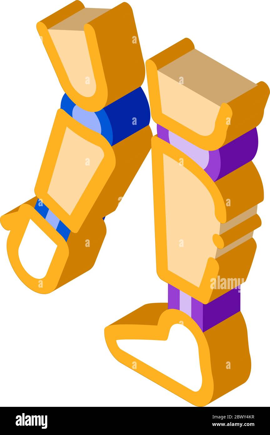 Prosthetics Of Arms And Leg Orthopedic isometric icon Stock Vector ...