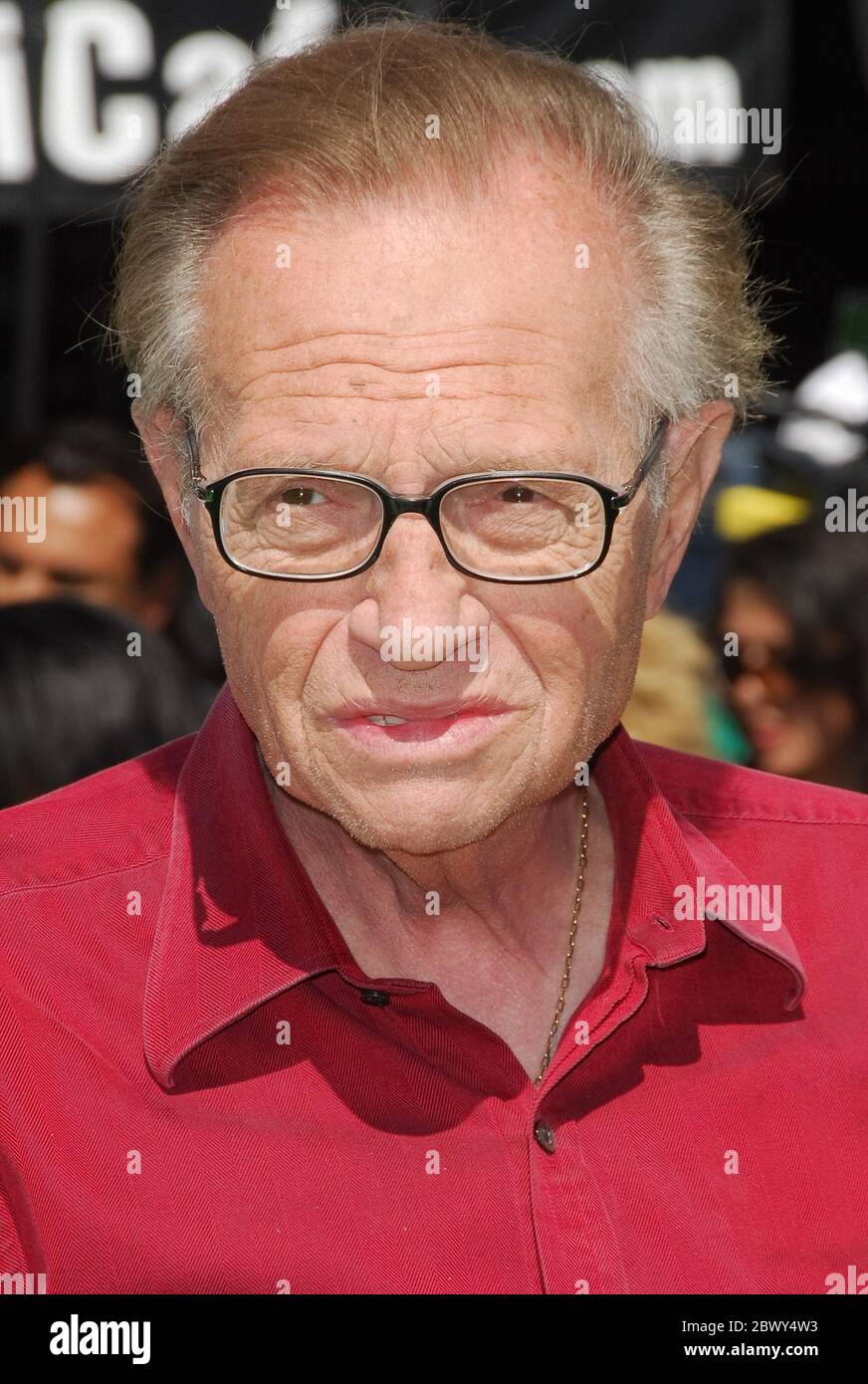 Larry King at the Los Angeles Premiere of Dreamworks "Shrek The Third ...