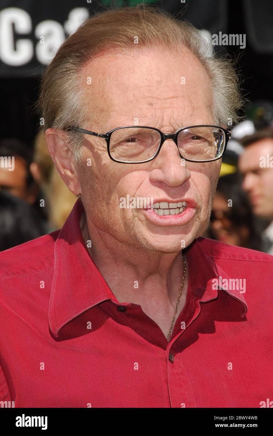 Larry King at the Los Angeles Premiere of Dreamworks "Shrek The Third ...