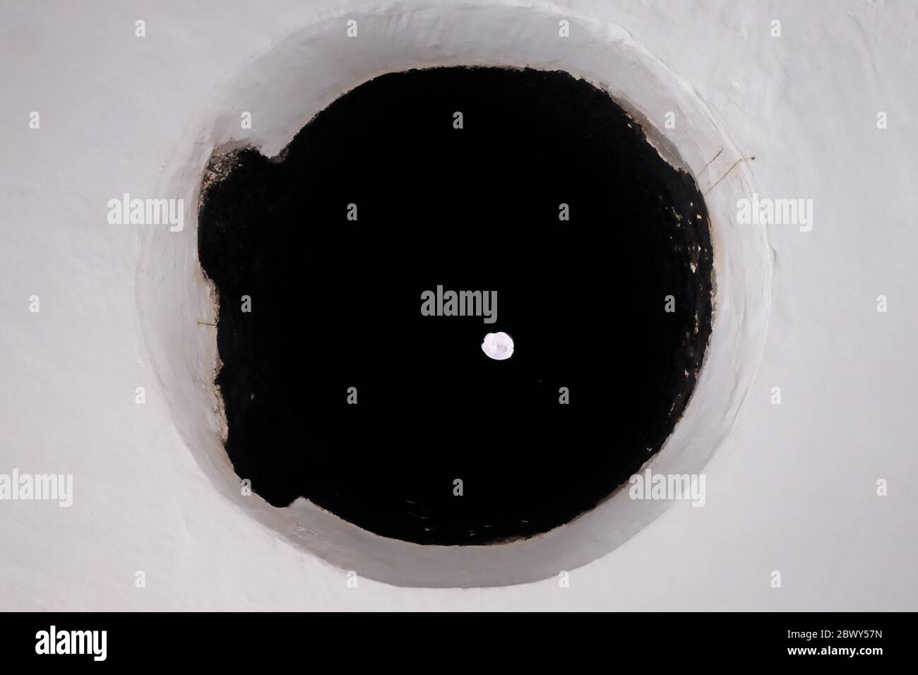 Ancient chimney ceiling duct Stock Photo - Alamy