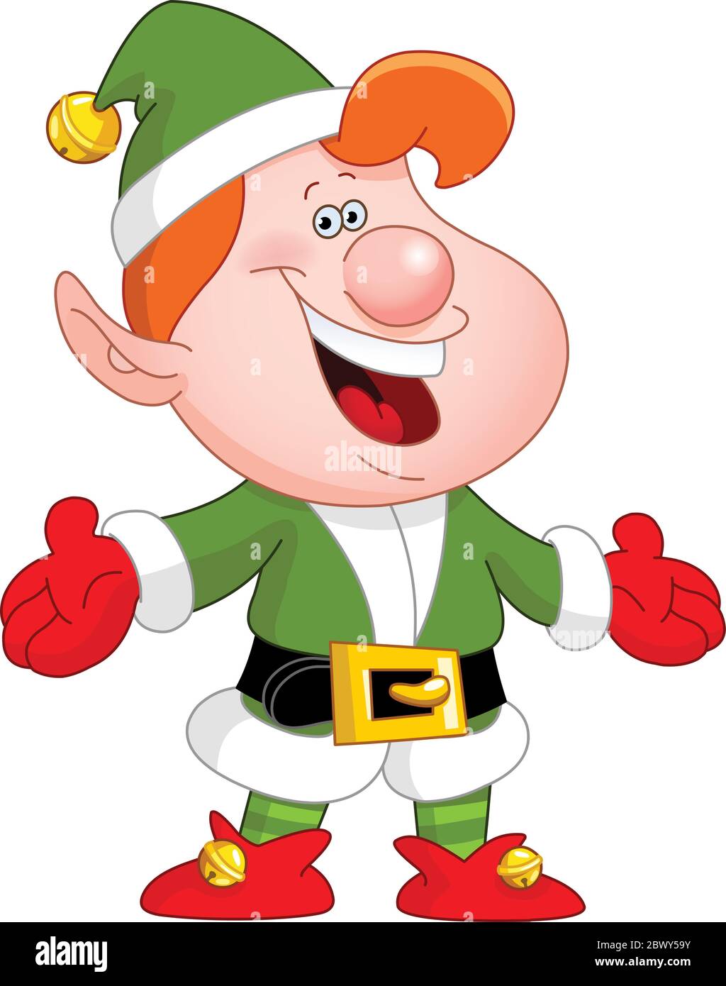 Cartoon boy raising hands hi-res stock photography and images - Alamy