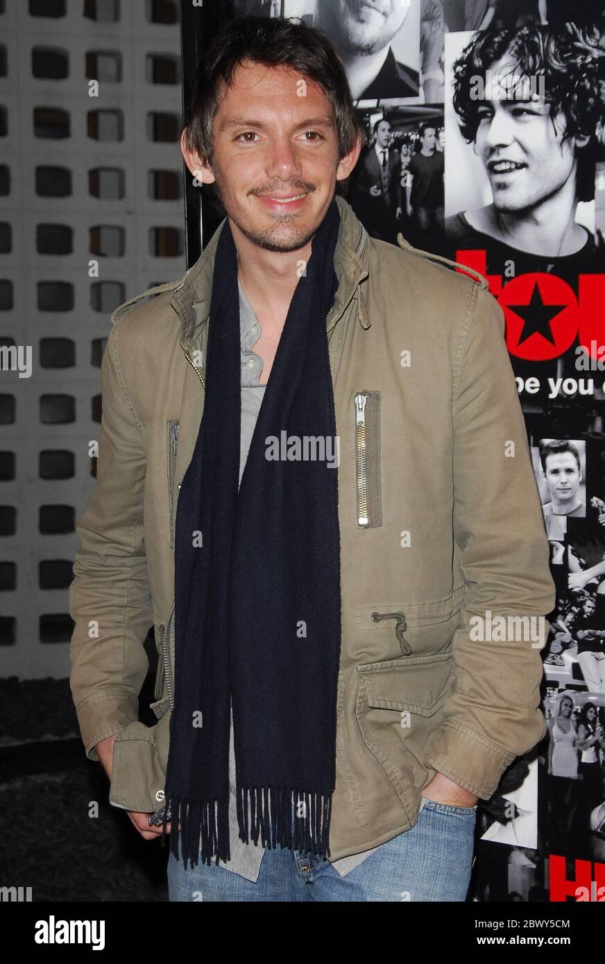Lucas Haas at the Los Angeles Premiere of "Entourage" Season 3 held at ...