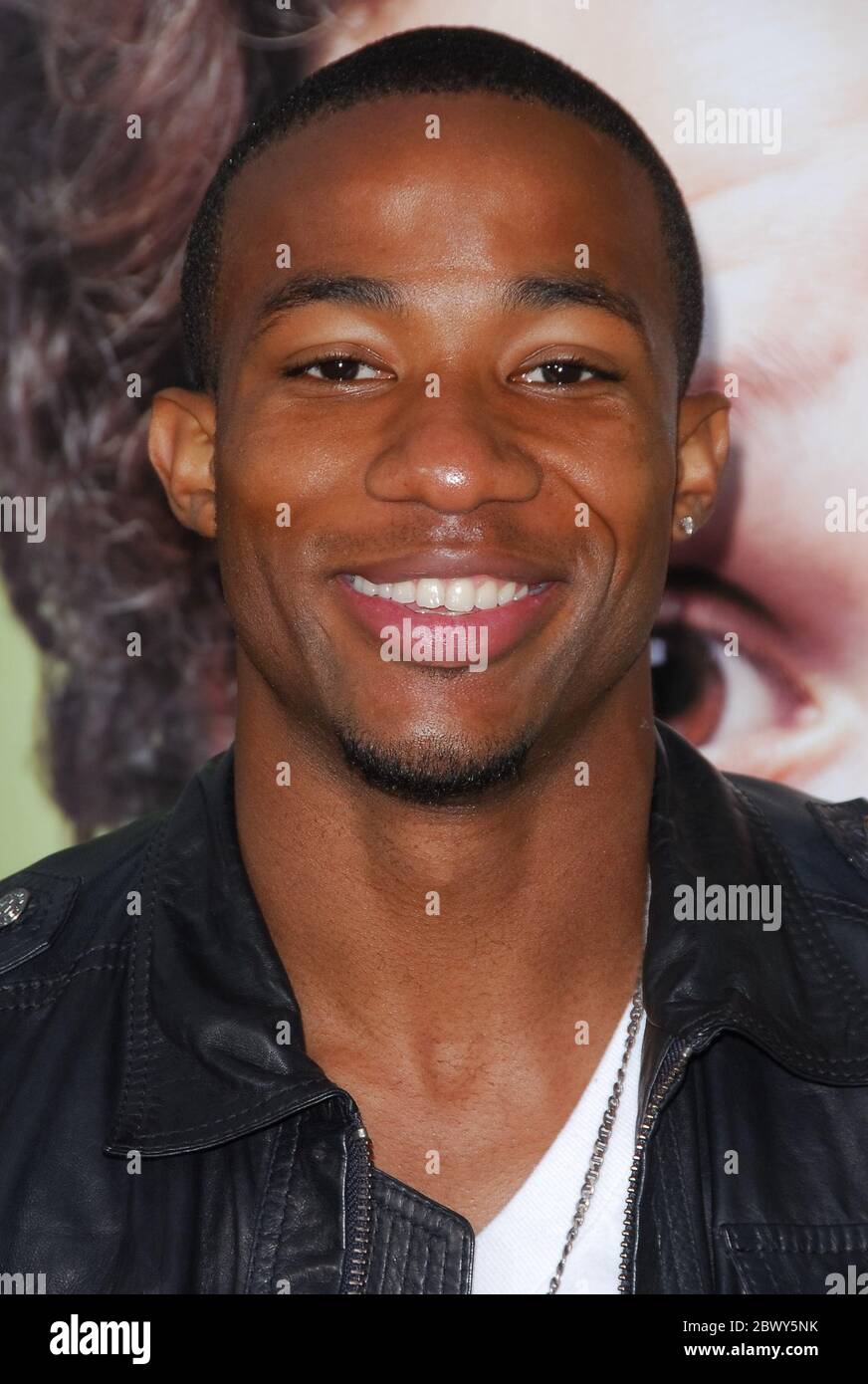 Arlen Escarpeta at the World Premiere of "Knocked Up" held at the Mann ...