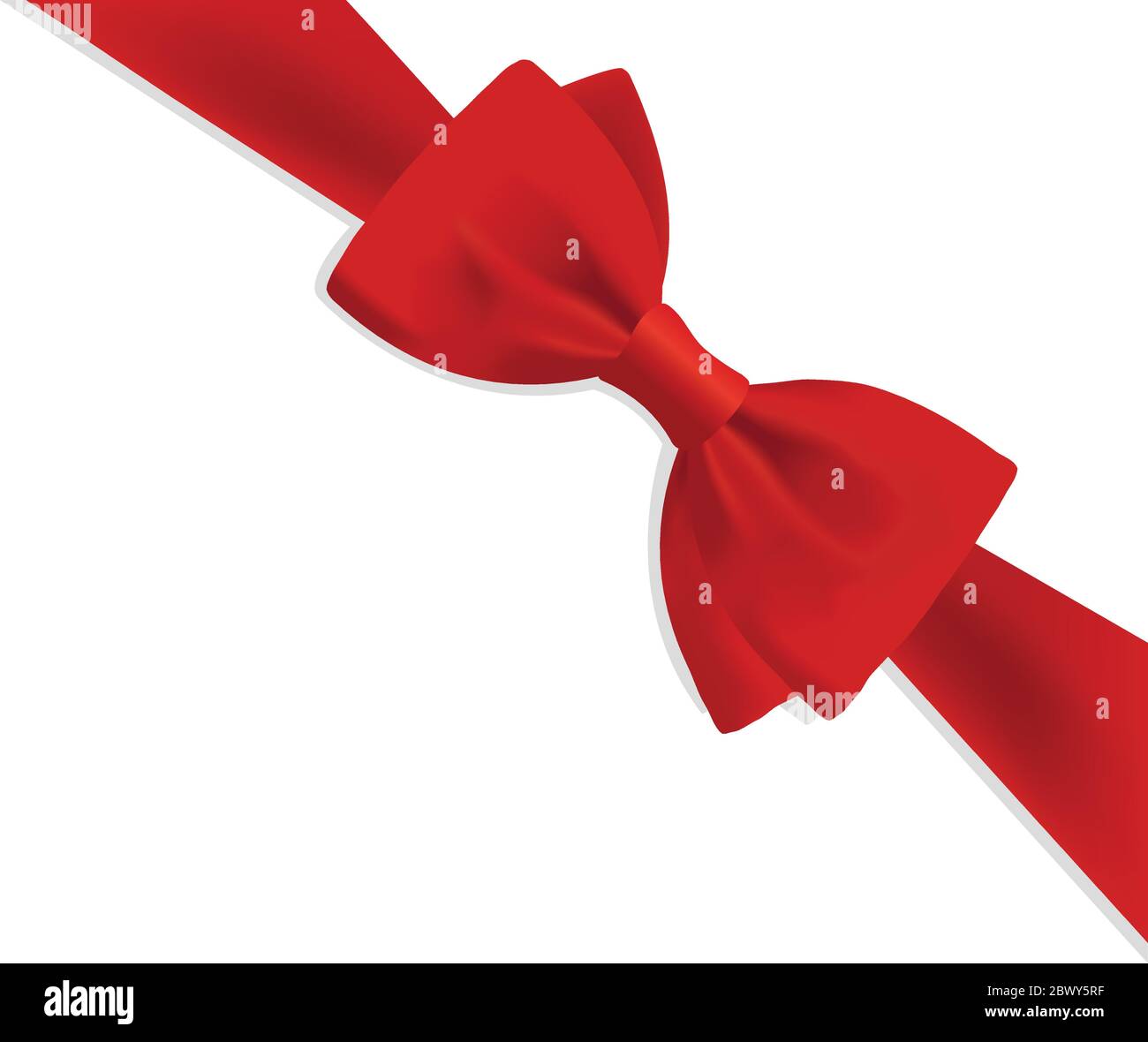 Ribbon bow icon image Stock Vector Images - Alamy