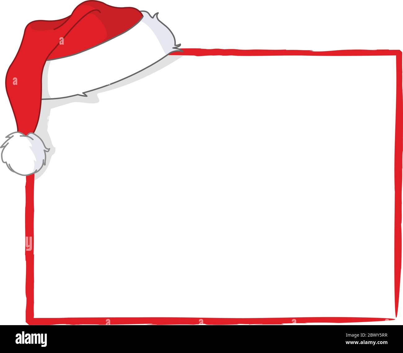 Blank christmas card Stock Vector Images - Alamy