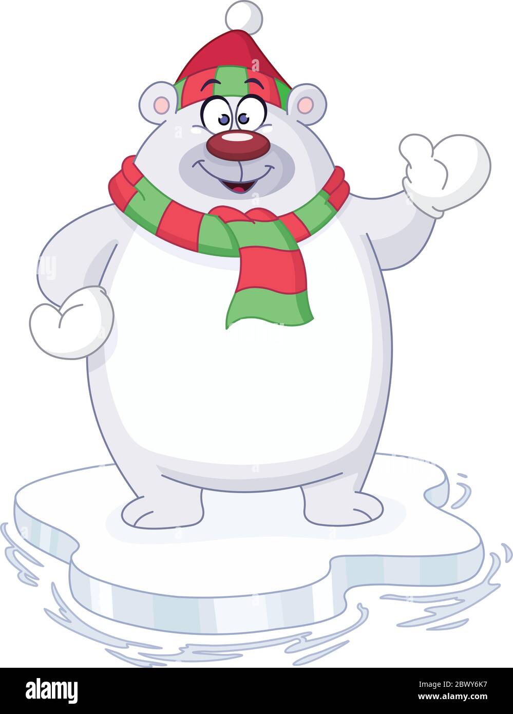 Polar bear baby white Cut Out Stock Images & Pictures - Alamy