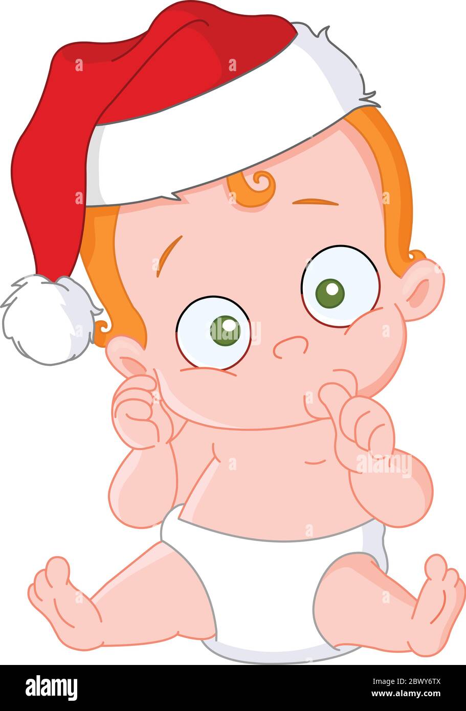 Surprised baby hat Stock Vector Images - Alamy