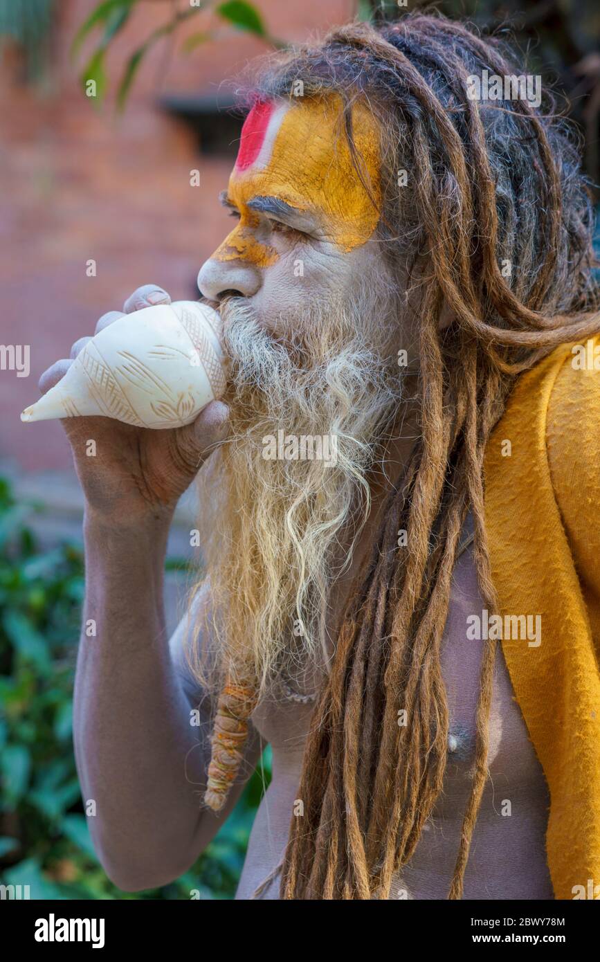 Kathmandu holy man hi-res stock photography and images - Alamy