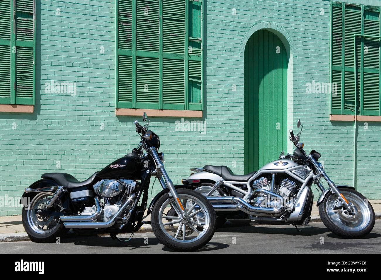 Harley Motorbikes, Daytona Beach, Florida, USA Stock Photo - Alamy