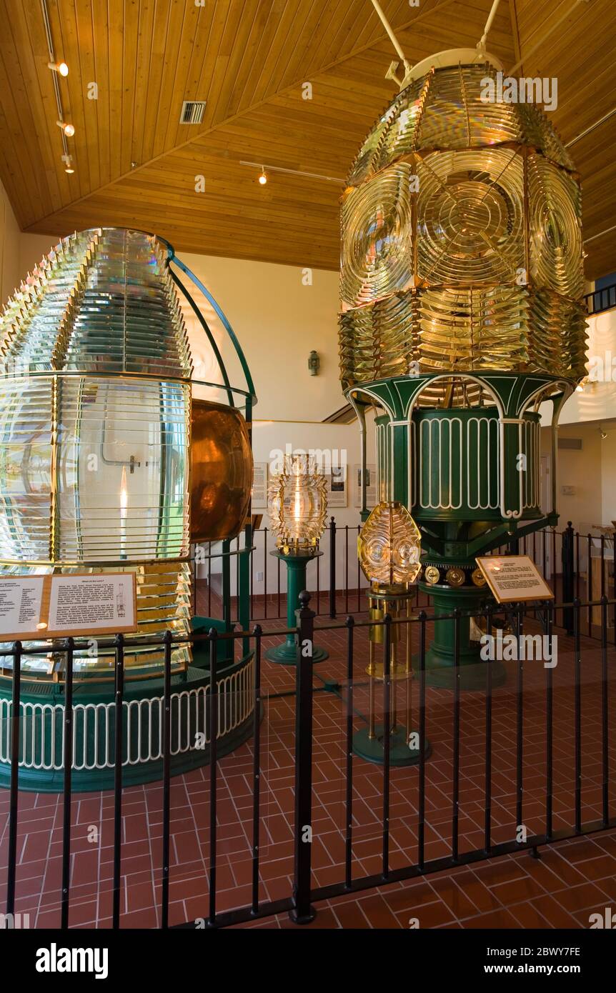 Lens Display, Ponce Inlet Lighthouse Museum, Daytona Beach, Florida ...