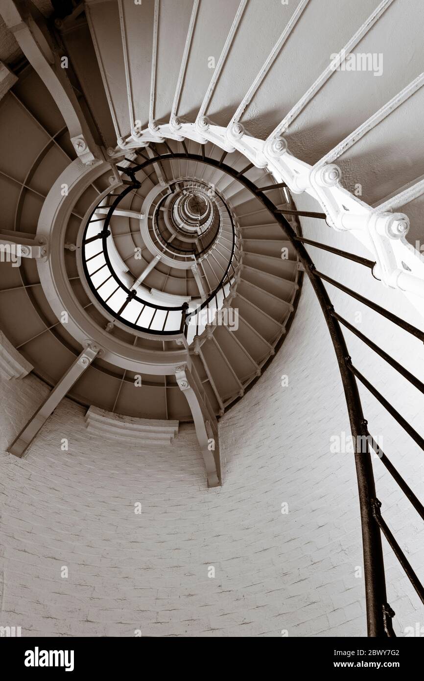 Stairs in ponce inlet lighthouse hi-res stock photography and images ...