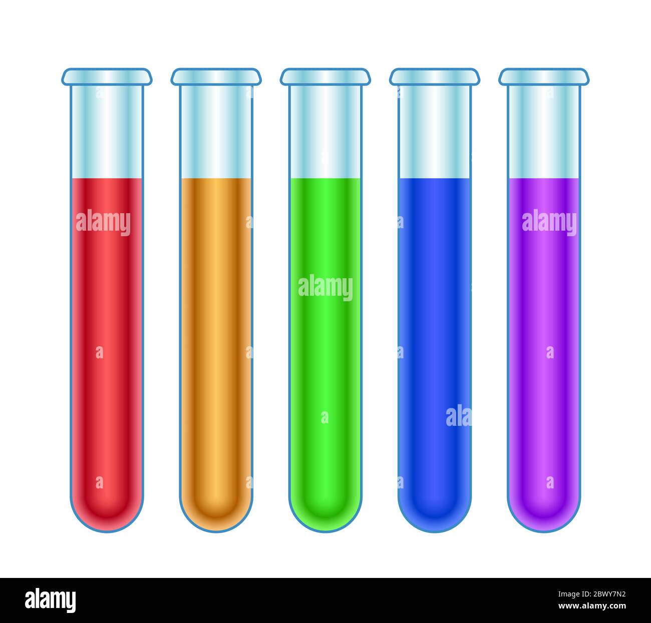 Illustration of the test tube set Stock Vector Image & Art - Alamy