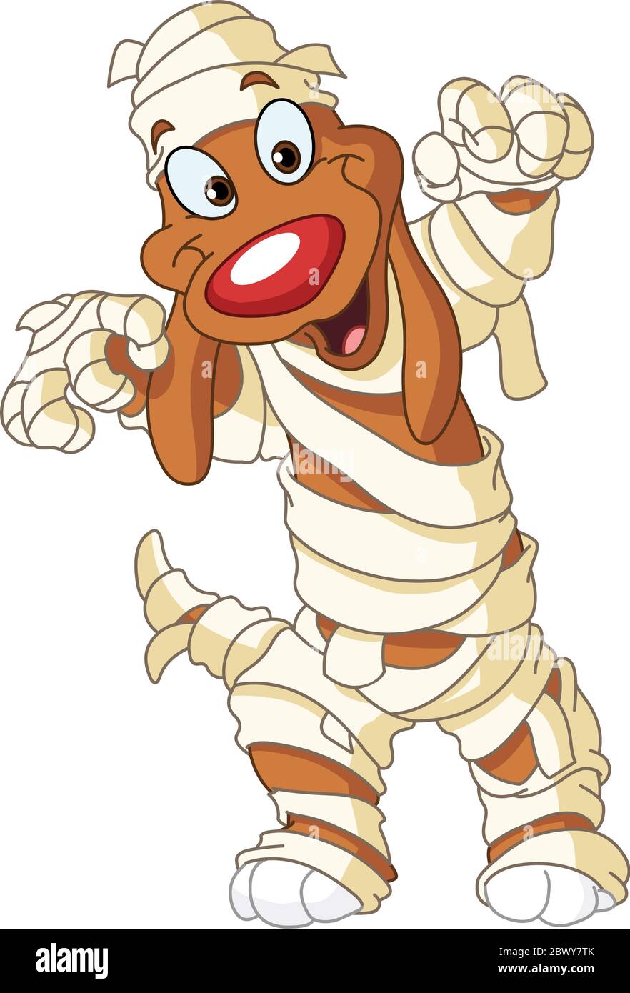 Mummy illustration Cut Out Stock Images & Pictures - Alamy