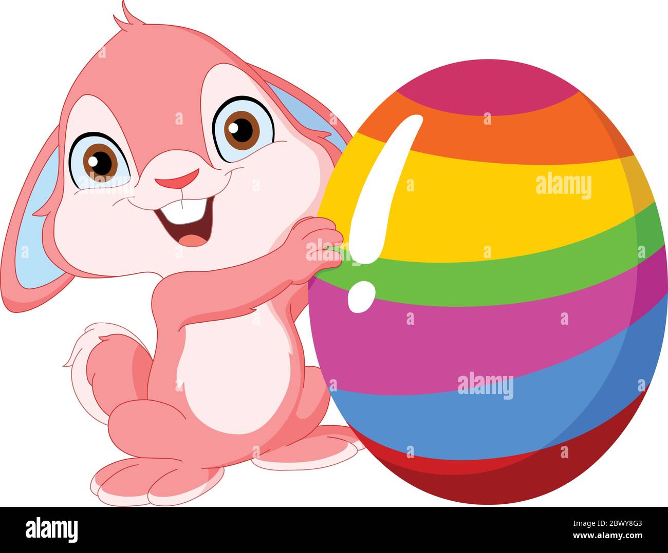 White rabbit clipart hi-res stock photography and images - Alamy