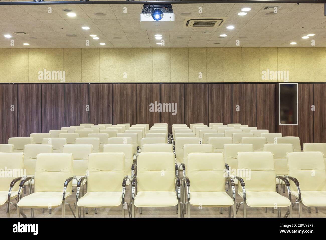 Modern meeting room ready for people reception Stock Photo - Alamy