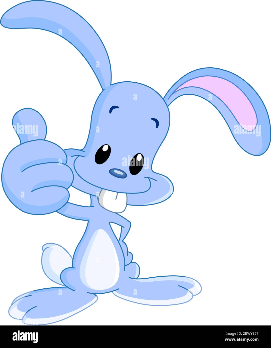 Smiling smile rabbit Stock Vector Images - Alamy