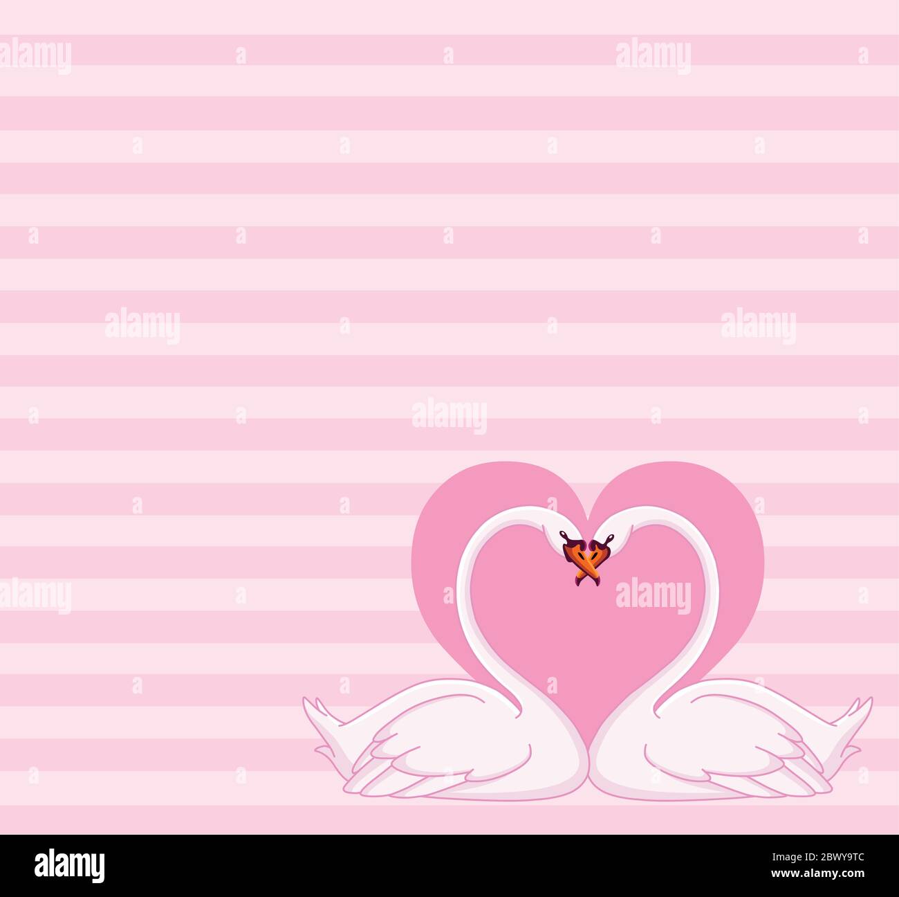 Girl writing greeting card Stock Vector Images - Alamy