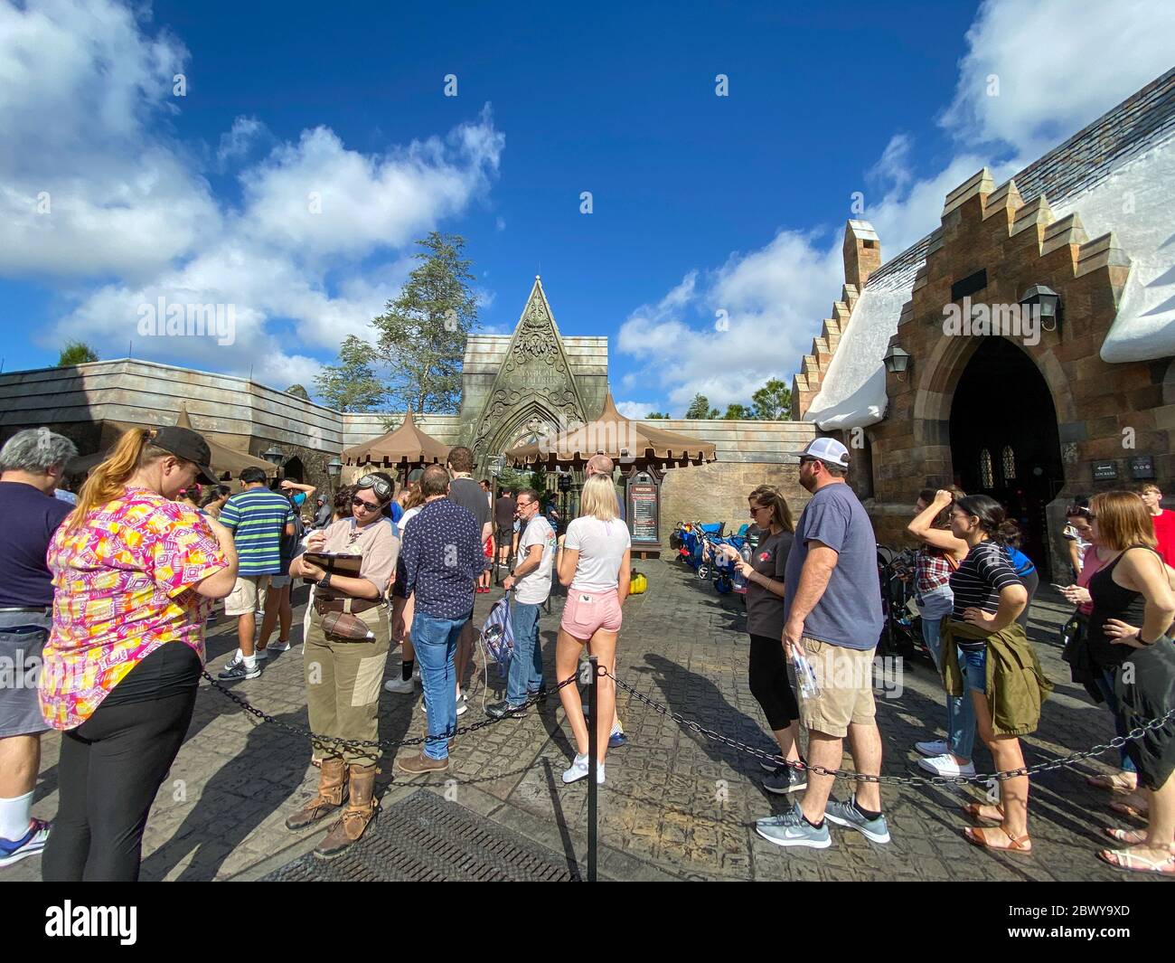 Orlando,FL/USA-2/16/20: The Hagrid's Magical Creatures Ride in the ...