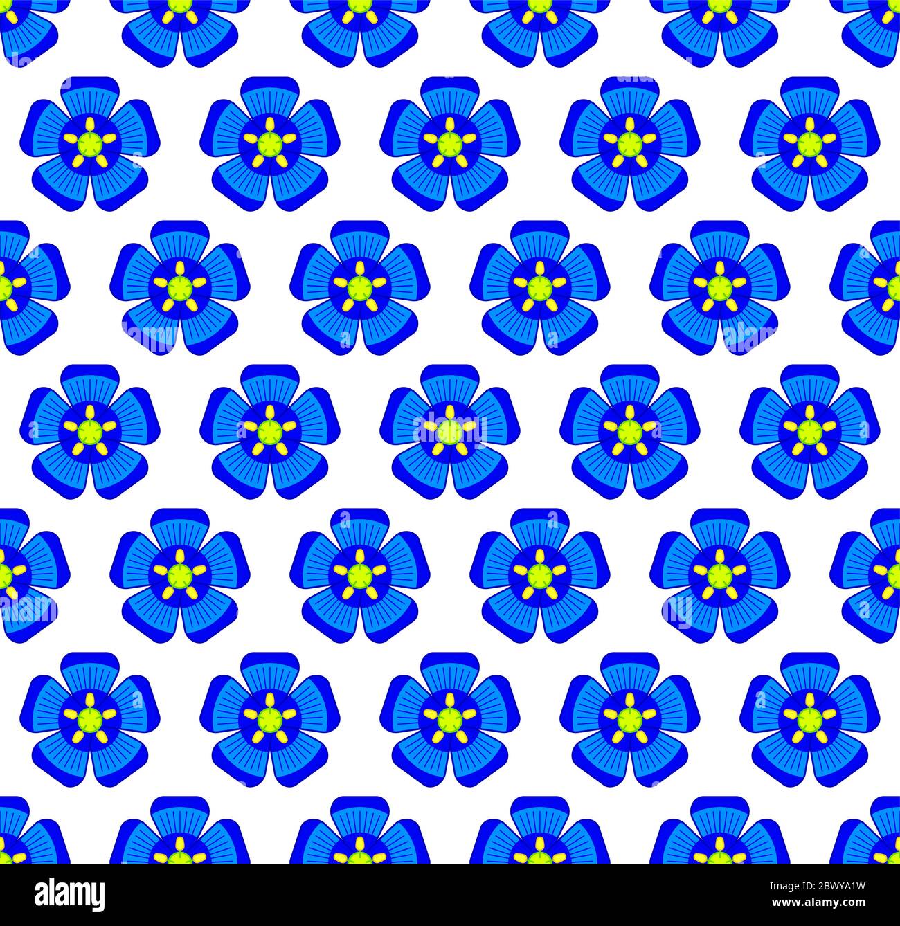 Seamless pattern of the flax flower heads Stock Vector Image & Art - Alamy