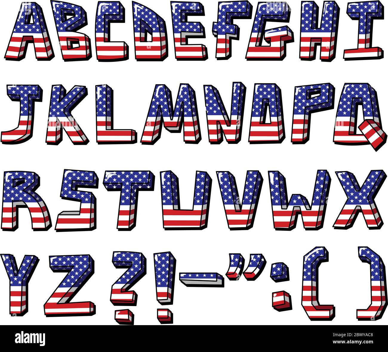 Usa flag stars pattern Stock Vector Images - Alamy