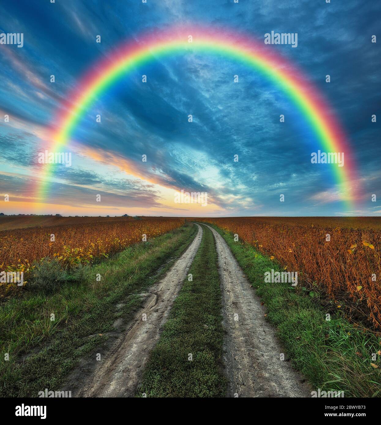 Pathway to the rainbow hi-res stock photography and images - Alamy