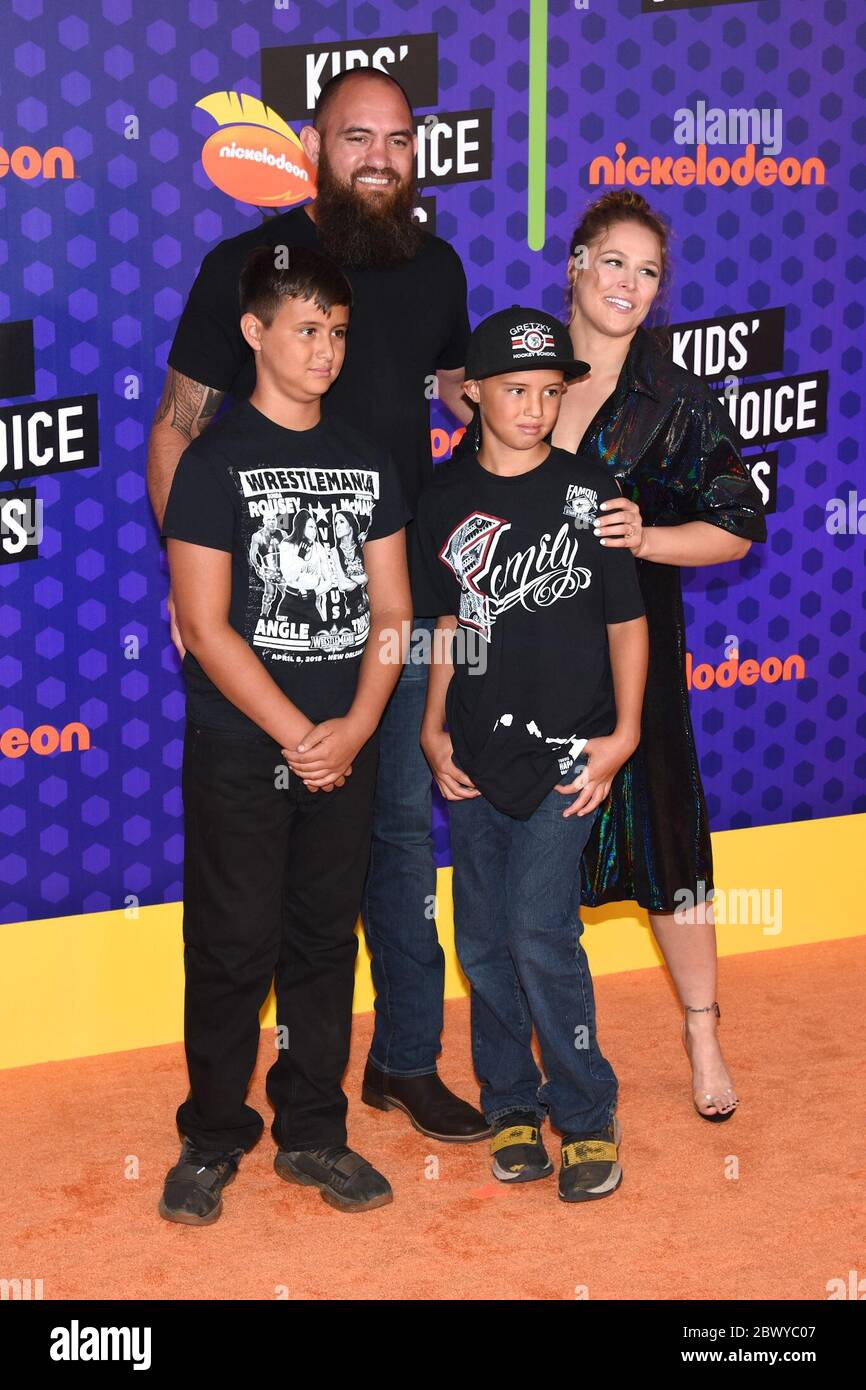 July 19, 2018, Santa Monica, California, USA: Travis Browne, Ronda ...