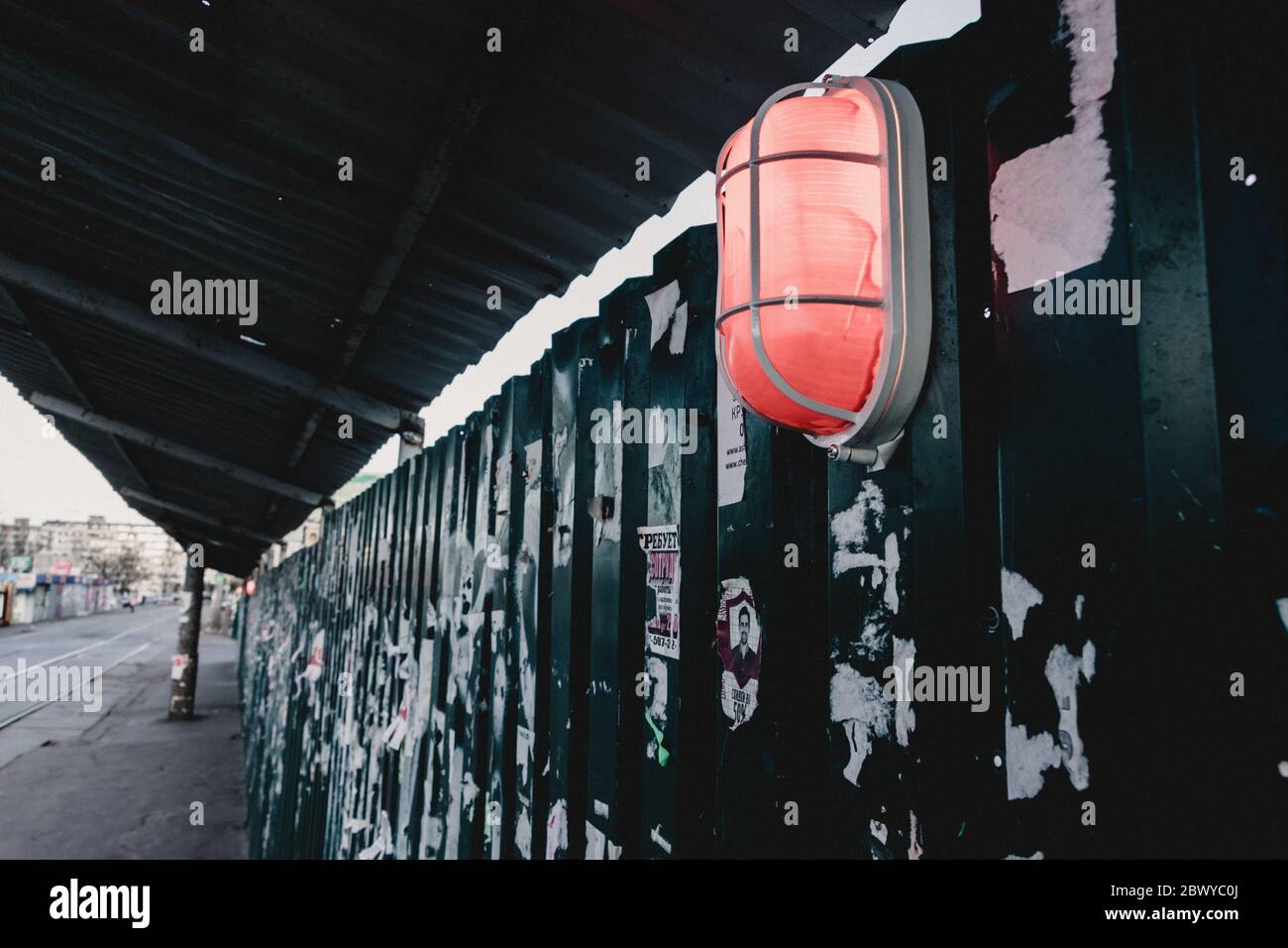 Red warning light for construction site hi-res stock photography and ...