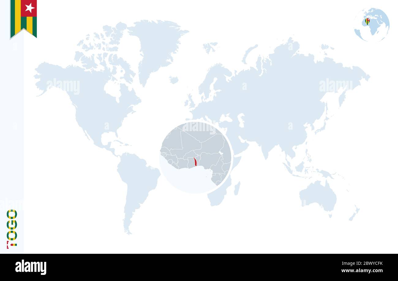 togo on world map