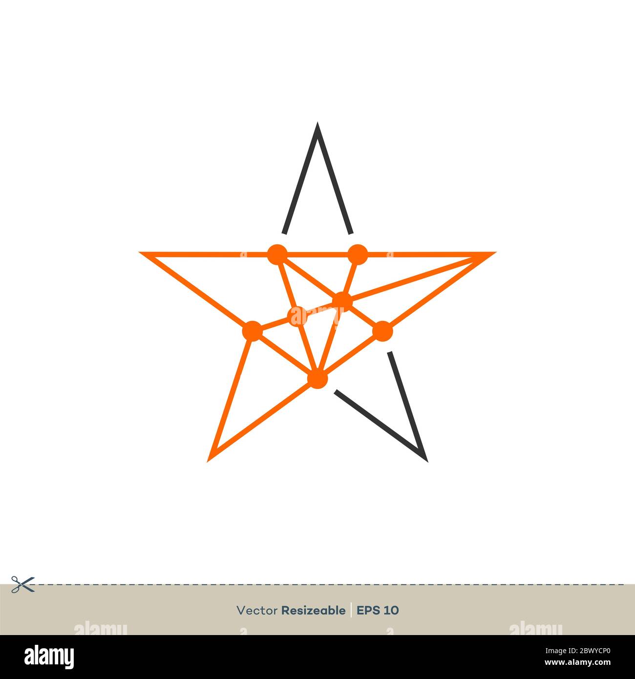 Constellation Star Vector Logo Template Illustration Design. Vector EPS ...