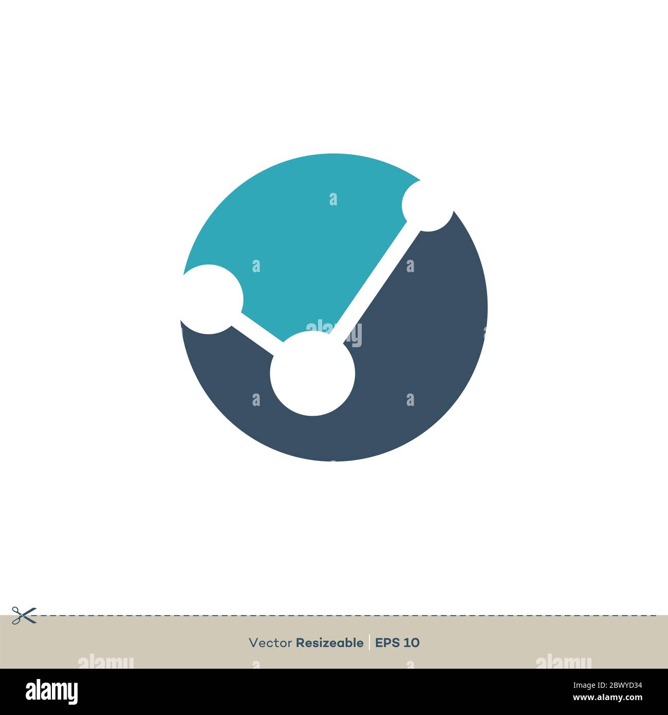 Dot Check Mark Vector Logo Template Illustration Design. Vector EPS 10 ...