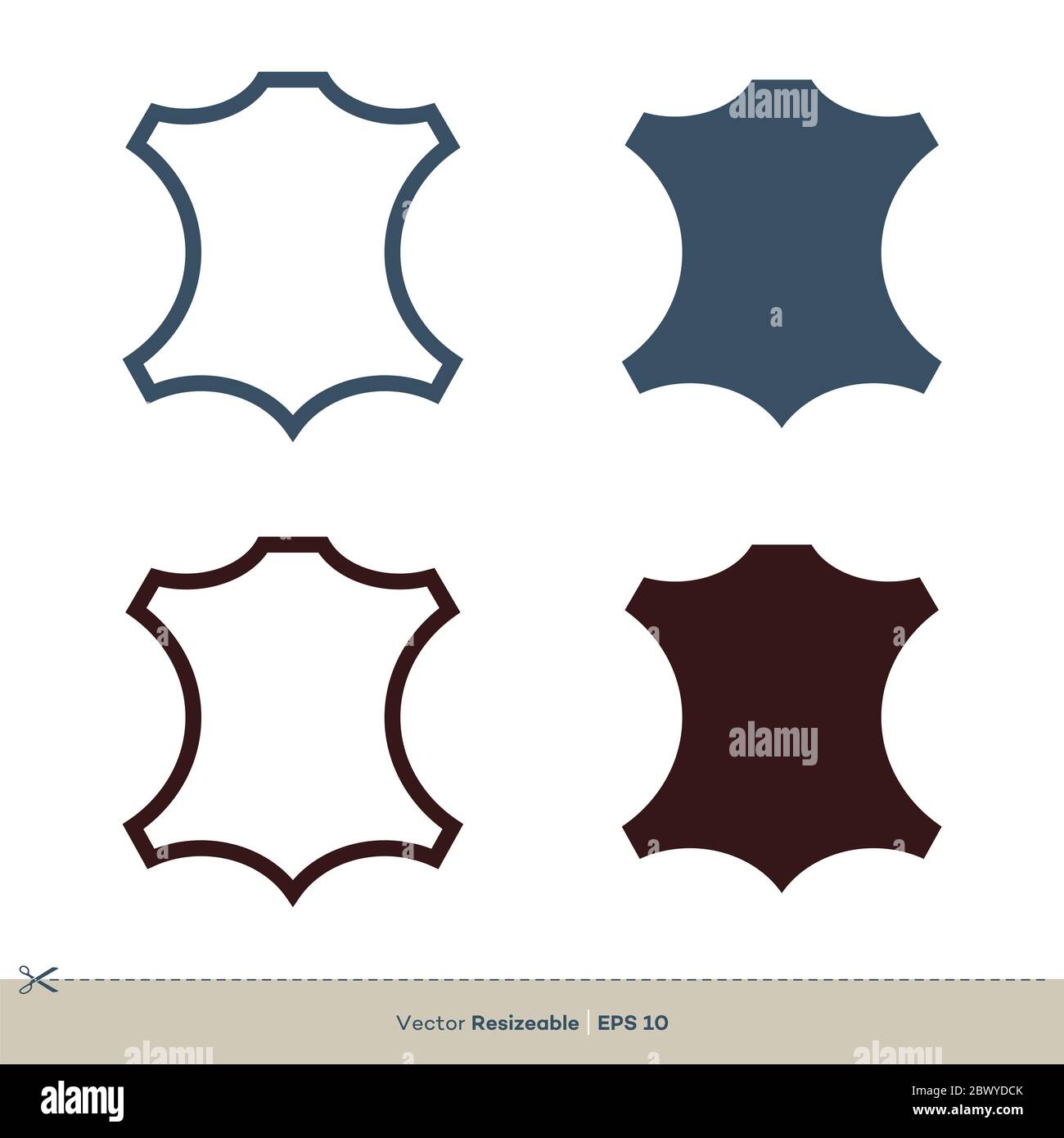 Leather Icon Logo Template Illustration Design. Vector EPS 10 Stock ...