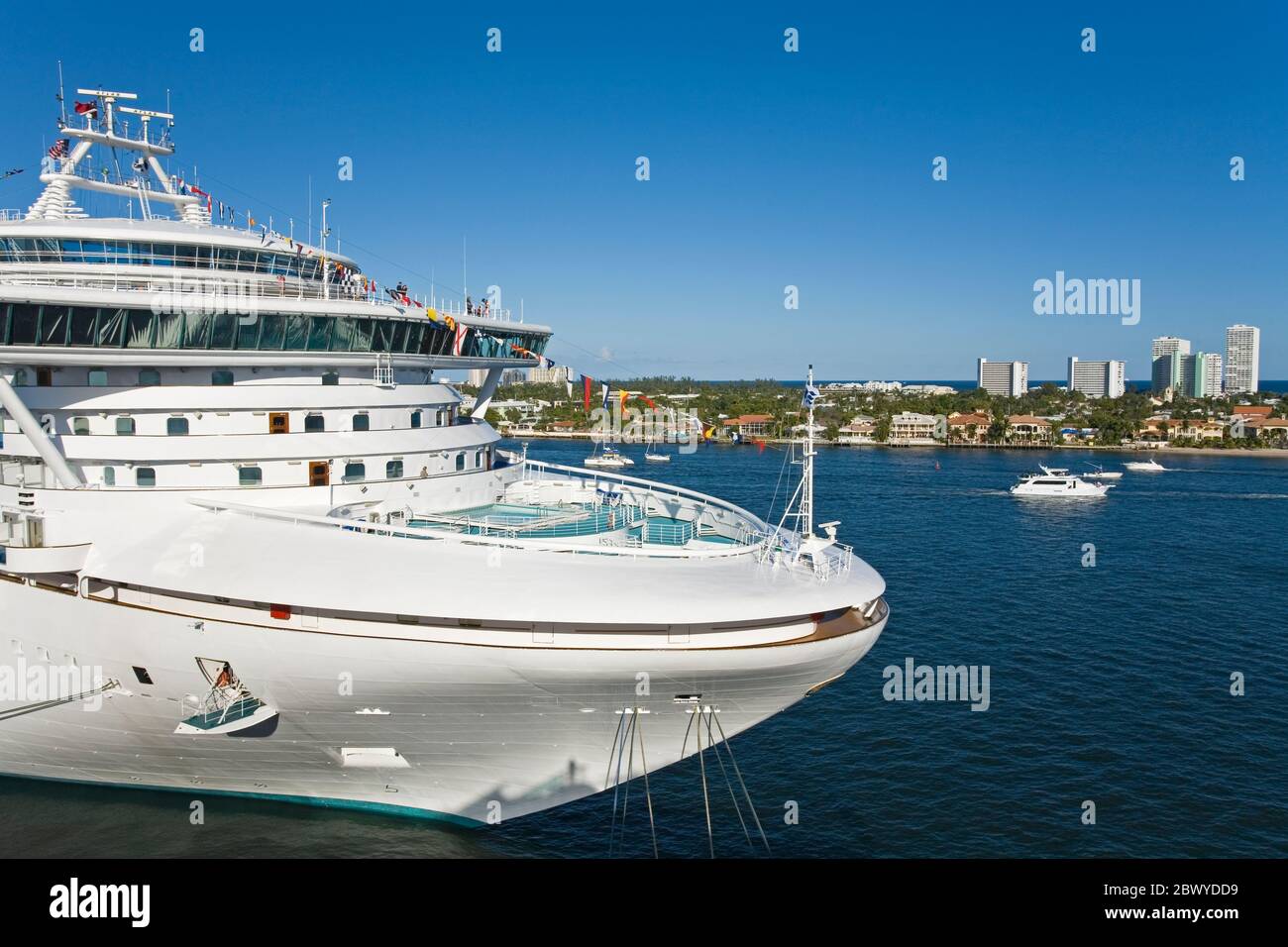 Cruise Ship, Port Everglades, Fort Lauderdale, Florida, USA Stock Photo ...