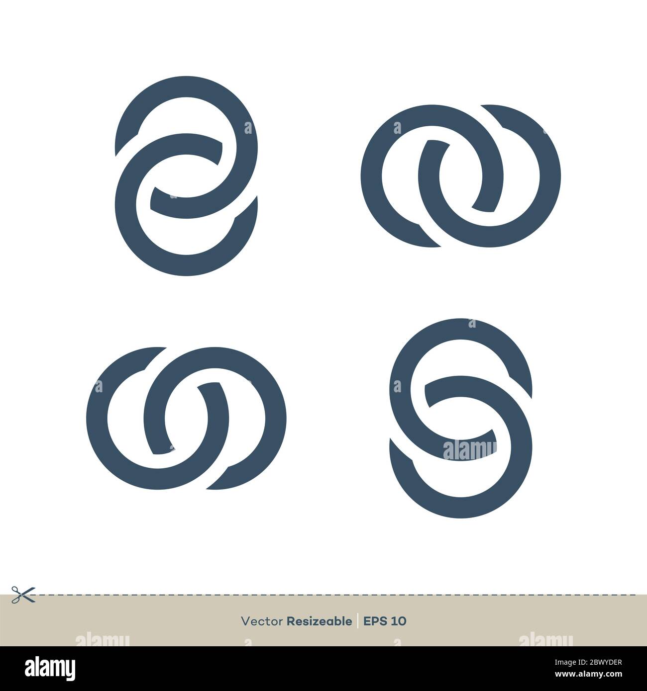 Chain Infinity Logo Template Illustration Design. Vector EPS 10 Stock ...