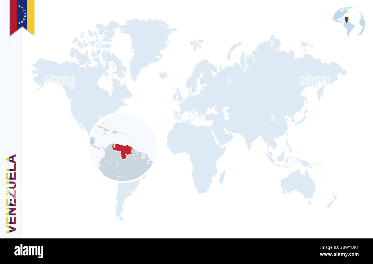 venezuela map world