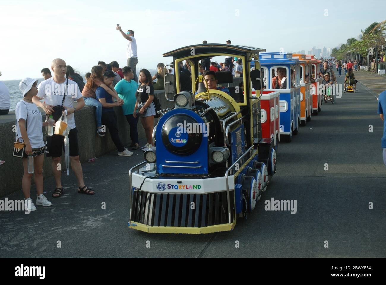 Train ride outside the Mall of Asia, Pasay, Metro Manila, The ...