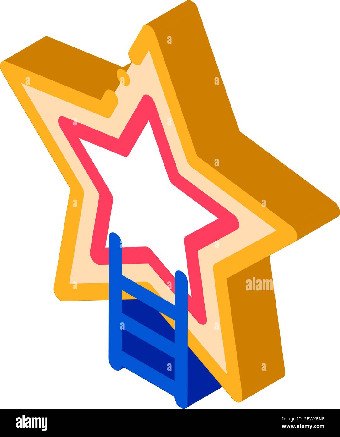 Star Sign Human Talent isometric icon vector illustration Stock Vector ...