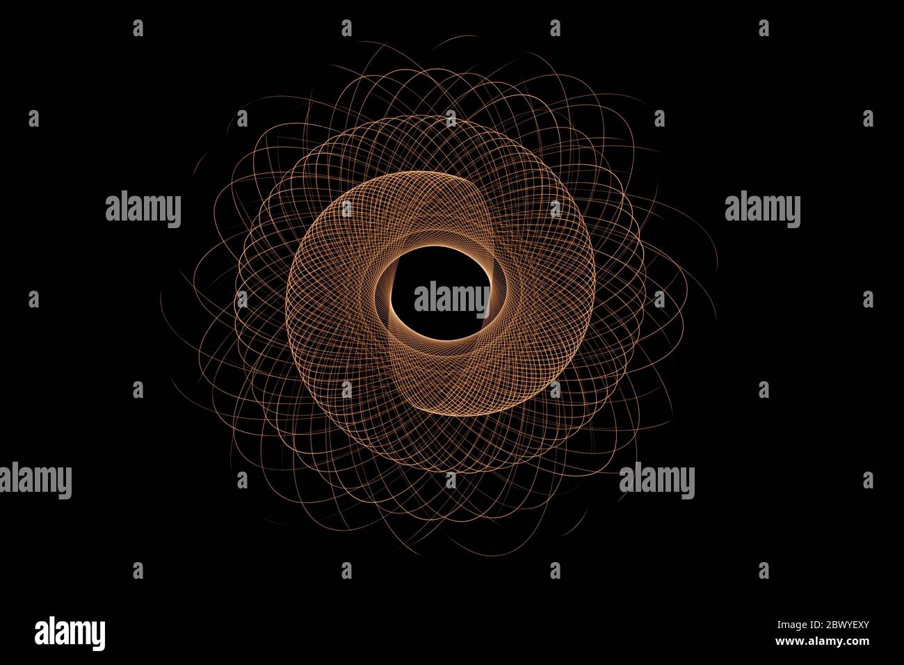 Fractal Shapes - Circle and patterns in different colors Stock Photo ...