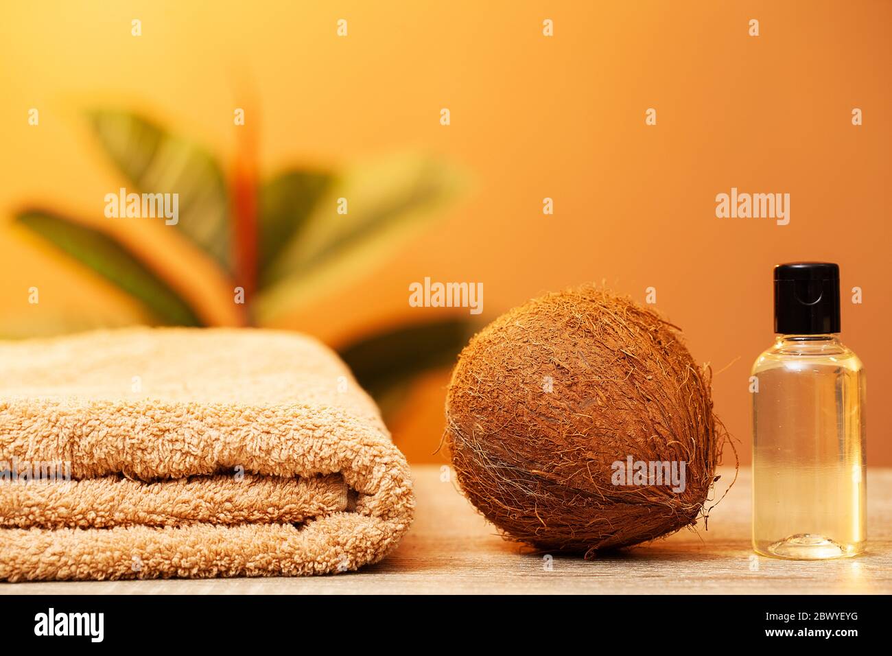 Coconut based cosmetics for facial skin care Stock Photo - Alamy
