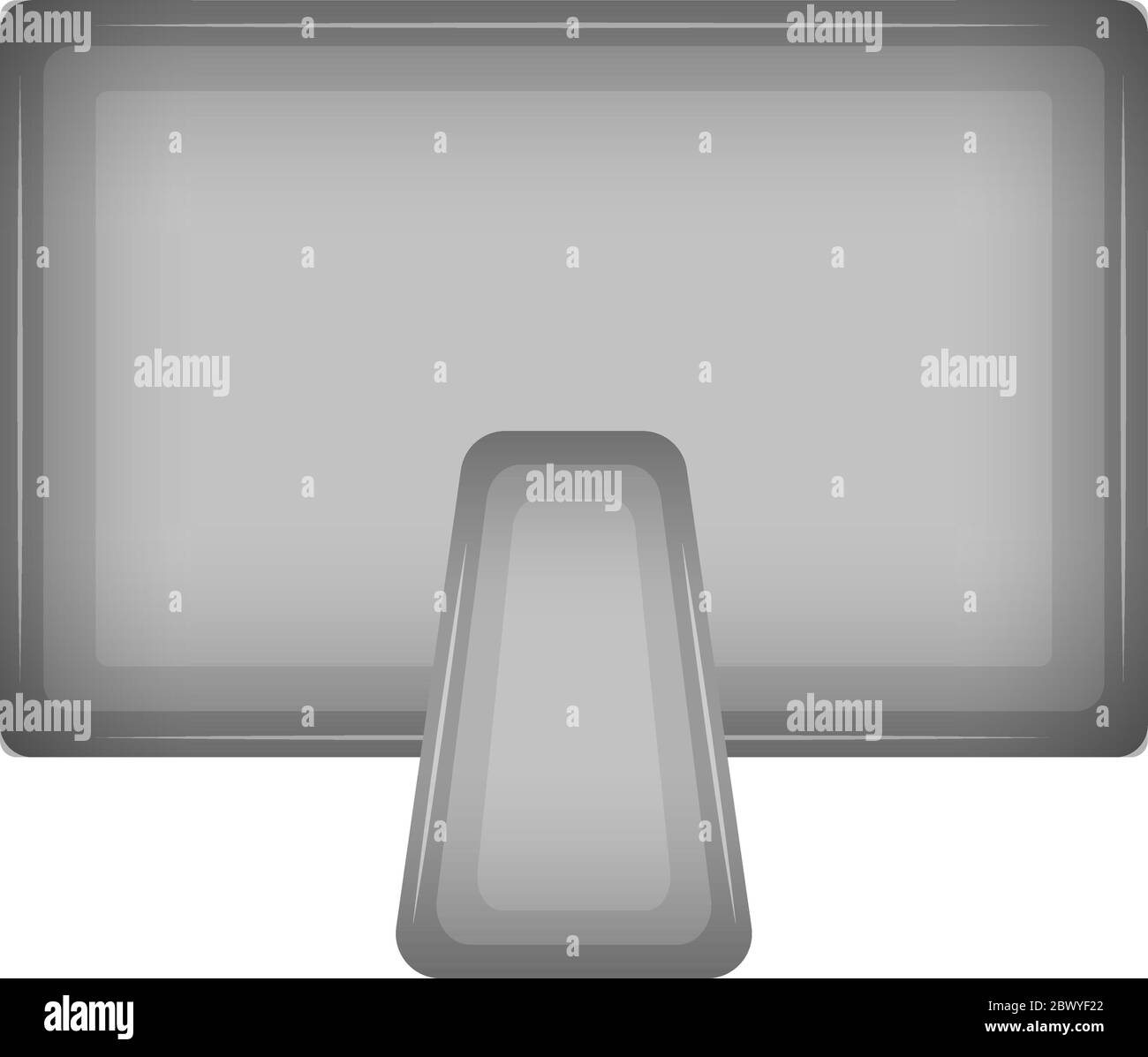 Isolated pc screen Stock Vector Image & Art - Alamy
